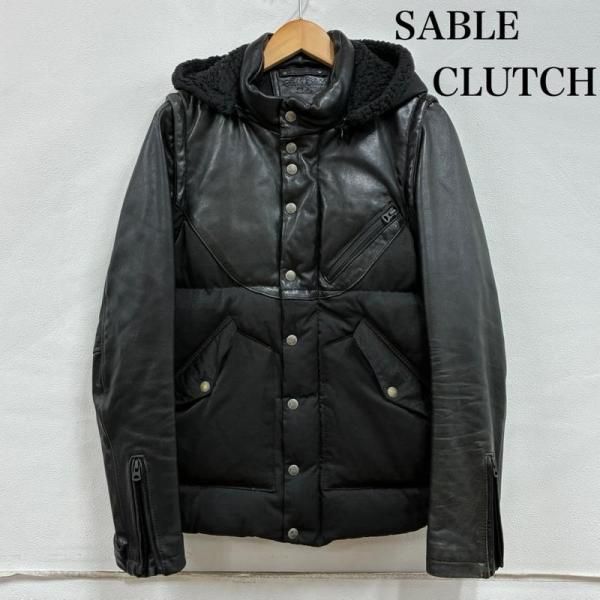 メーカー：セーブルクラッチ / SABLE CLUTCH形状：ジャケット、上着 / ジャンパー、ブルゾンサイズ：表記サイズ：M肩幅：37 cm、袖丈：64 cm、着丈：65.5 cm、身幅：48.5 cmカラー：黒 / ブラック柄 / パタ...
