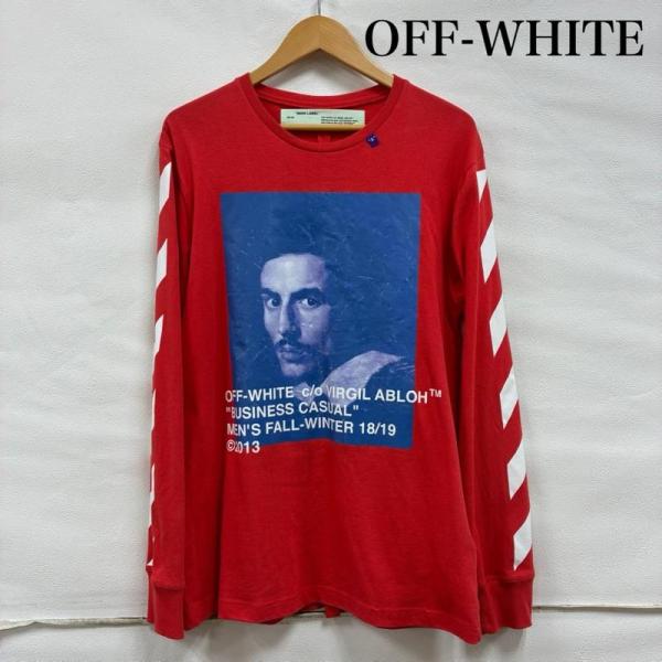 メーカー：オフホワイト / off white形状：Tシャツ / 長袖サイズ：表記サイズ：M肩幅：45 cm、袖丈：65 cm、着丈：69 cm、身幅：40 cmカラー：赤 / レッド柄 / パターン：プリント素材：綿（コットン）商品状態：...