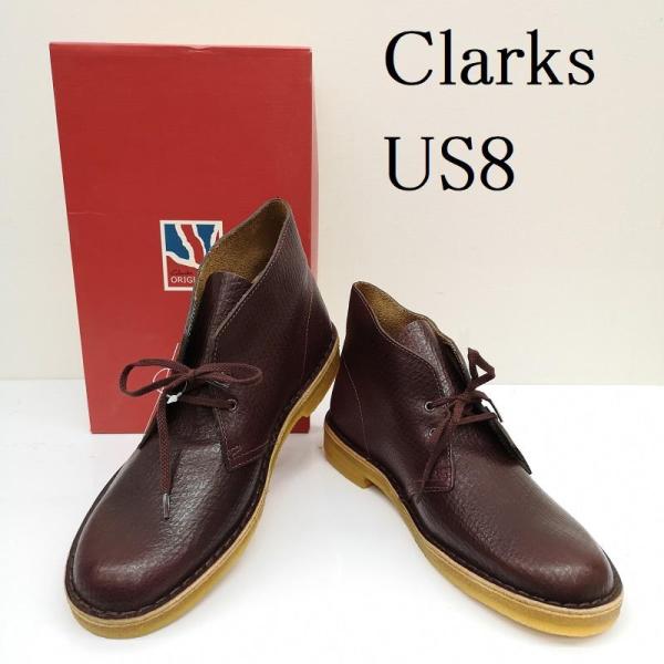 メーカー：クラークス / Clarks形状：ブーツ / 一般サイズ：表記サイズ：US：8カラー：ボルドー / ボルドー柄 / パターン：素材：商品状態：多少の使用感はありますが、汚れやダメージも目立たなく良好なお品物です。※程度・状態に関し...