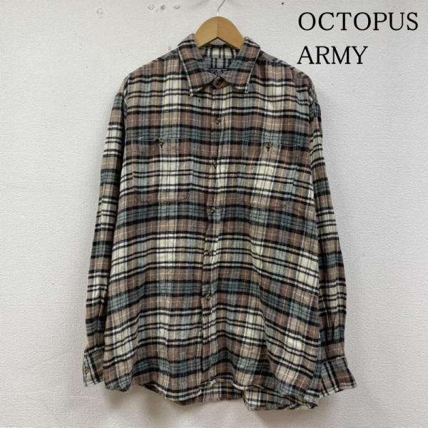 メーカー：古着 / USED形状：シャツ、ブラウス / 長袖サイズ：表記サイズ：L肩幅：45 cm、袖丈：62 cm、着丈：79 cm、身幅：59 cmカラー：マルチカラー / マルチカラー柄 / パターン：チェック素材：綿（コットン）商品...