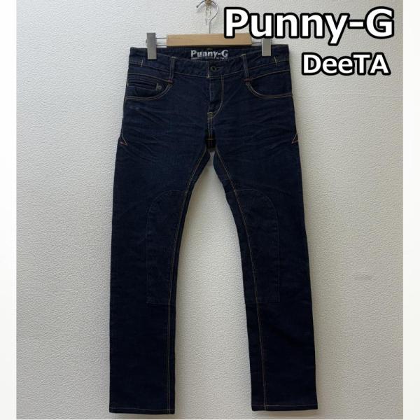メーカー：ディーティーエー / DeeTA形状：パンツ / デニム、ジーンズサイズ：表記サイズ：-ウエスト：74 cm、もも周り：42 cm、裾周り：32 cm、股下：69 cm、総丈：88 cmカラー：インディゴ / インディゴ柄 / パ...