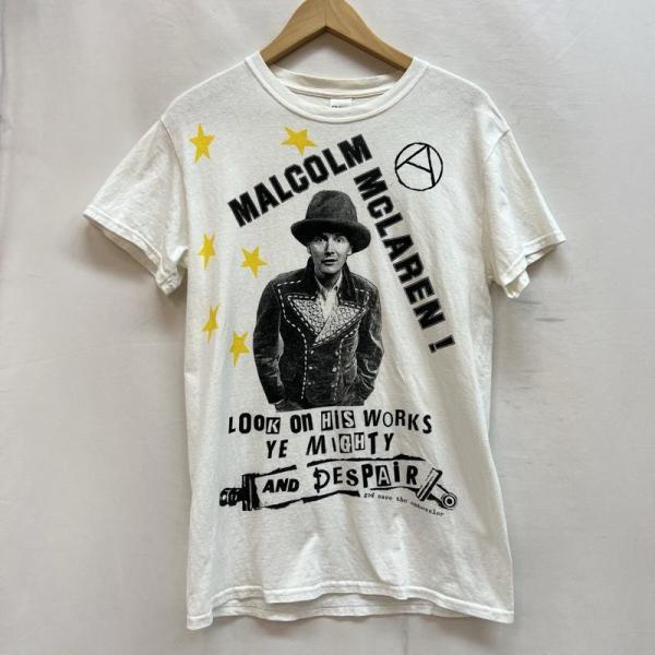 メーカー：古着 / USED形状：Tシャツ / 半袖サイズ：表記サイズ：S肩幅：45 cm、袖丈：15 cm、着丈：69 cm、身幅：45 cmカラー：白 / ホワイト柄 / パターン：素材：画像参照商品状態：使用感があり、汚れやダメージが...