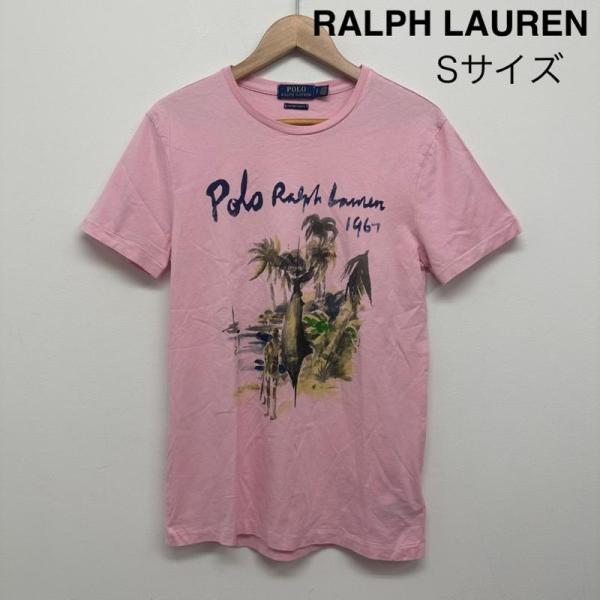メーカー：ポロラルフローレン / POLO RALPH LAUREN形状：Tシャツ / 半袖サイズ：表記サイズ：S肩幅：42 cm、袖丈：19 cm、着丈：67 cm、身幅：44 cmカラー：桃 / ピンク柄 / パターン：素材：商品状態：...