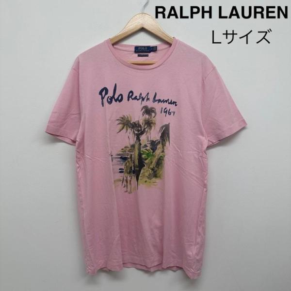 メーカー：ポロラルフローレン / POLO RALPH LAUREN形状：Tシャツ / 半袖サイズ：表記サイズ：L肩幅：47 cm、袖丈：21 cm、着丈：72 cm、身幅：53 cmカラー：桃 / ピンク柄 / パターン：素材：商品状態：...