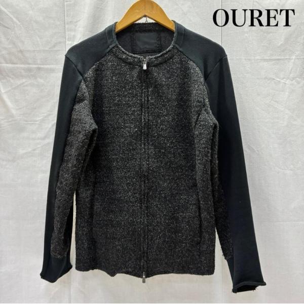 メーカー：オーレット / OURET形状：ジャケット、上着 / ジャンパー、ブルゾンサイズ：表記サイズ：表記無し着丈：64 cm、身幅：52 cm、裄丈：84 cmカラー：黒 / ブラック、チャコールグレー / チャコールグレー柄 / パタ...
