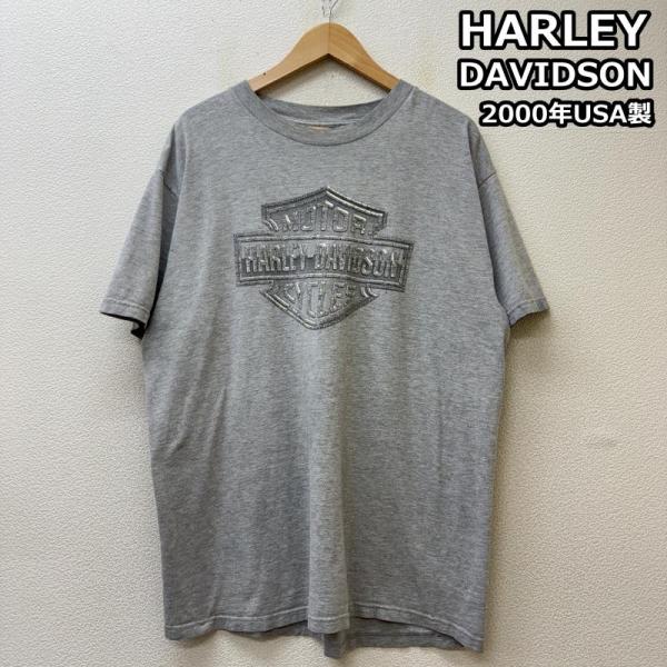 メーカー：ハーレーダビッドソン / Harley-Davidson形状：Tシャツ / 半袖サイズ：表記サイズ：XL肩幅：54 cm、袖丈：20 cm、着丈：76 cm、身幅：58 cmカラー：灰 / グレー柄 / パターン：素材：商品状態：...