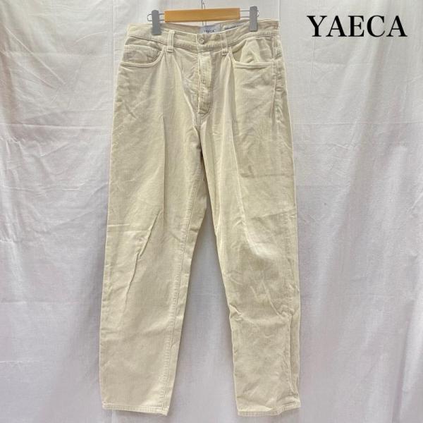 メーカー：ヤエカ / YAECA形状：その他ボトムスサイズ：表記サイズ：32ウエスト：83 cm、ヒップ：103 cm、もも周り：67 cm、裾周り：38 cm、股上：31 cm、股下：71 cmカラー：ナチュラル / ナチュラル柄 / パ...