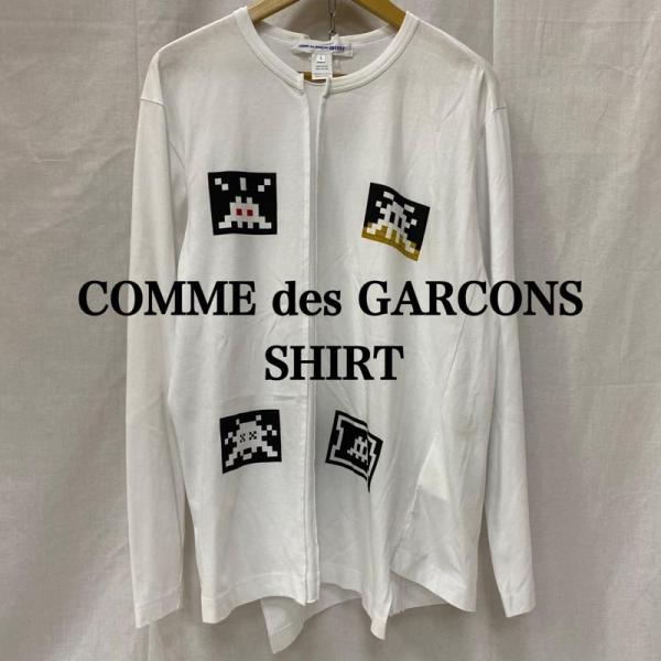 メーカー：コムデギャルソンシャツ / COMME des GARCONS SHIRT形状：Tシャツ / 長袖サイズ：表記サイズ：L肩幅：48.5 cm、袖丈：60.5 cm、着丈：68.5 cm、身幅：50 cmカラー：白 / ホワイト柄 ...