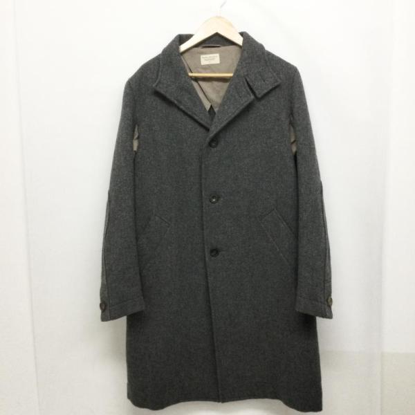 メーカー：ヌーディージーンズ / Nudie Jeans形状：コート / コート一般サイズ：表記サイズ：S肩幅：44 cm、袖丈：65 cm、着丈：98 cm、身幅：52 cmカラー：灰 / グレー柄 / パターン：無地素材：毛（ウール）、...