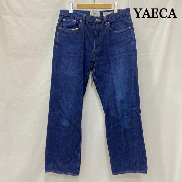 メーカー：ヤエカ / YAECA形状：パンツ / デニム、ジーンズサイズ：表記サイズ：34ウエスト：85 cm、ヒップ：102 cm、もも周り：56 cm、裾周り：40 cm、股上：27 cm、股下：67.5 cmカラー：インディゴ / イ...