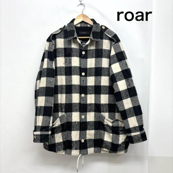 メーカー：ロア− / roar形状：ジャケット、上着 / ジャンパー、ブルゾンサイズ：表記サイズ：4肩幅：50 cm、袖丈：63 cm、着丈：79 cm、身幅：61 cmカラー：白 / ホワイト、黒 / ブラック柄 / パターン：素材：画像...