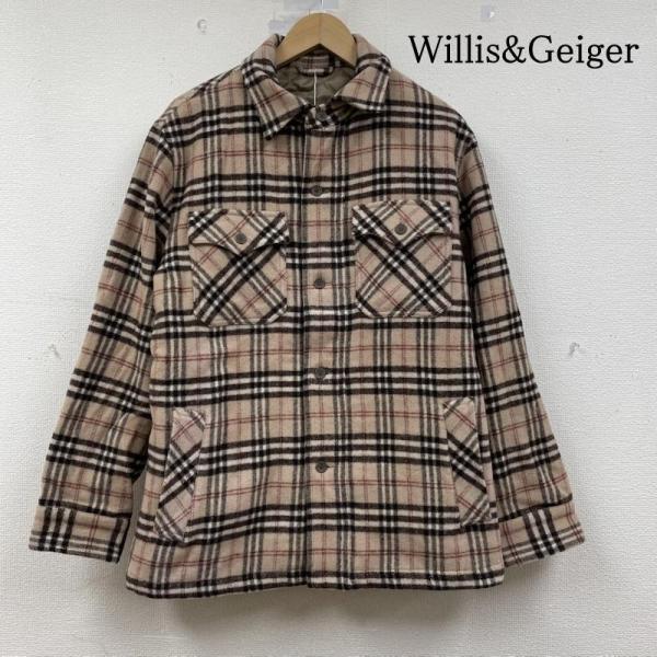 メーカー：ウィリスアンドガイガー / Willis&amp;Geiger形状：ジャケット、上着 / ジャンパー、ブルゾンサイズ：表記サイズ：M肩幅：43 cm、袖丈：59 cm、着丈：71 cm、身幅：53 cmカラー：ベージュ / ベージ...