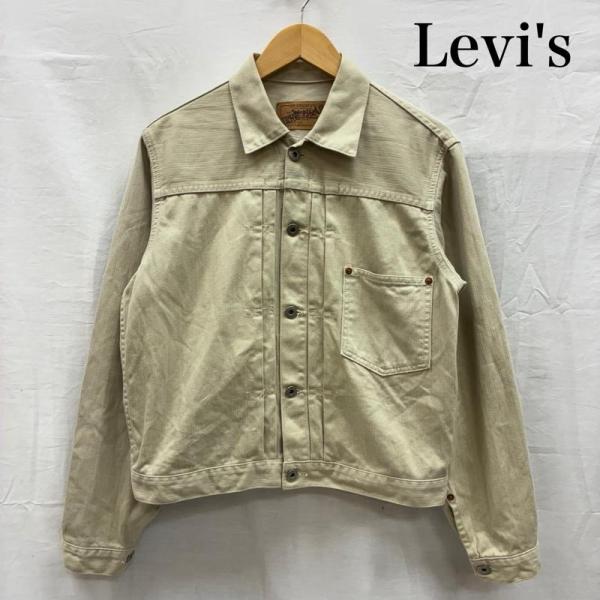 メーカー：リーバイス / Levi's形状：ジャケット、上着 / ジャンパー、ブルゾンサイズ：表記サイズ：38肩幅：44 cm、袖丈：59 cm、着丈：55 cm、身幅：52 cmカラー：柄 / パターン：素材：商品状態：使用感があり、汚れ...