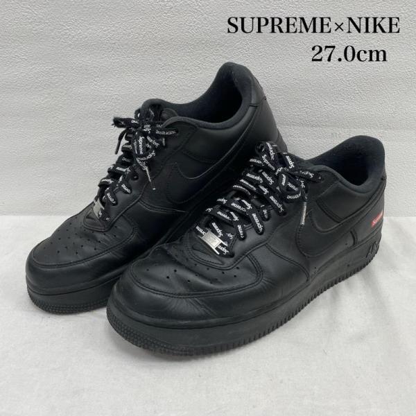 メーカー：シュプリーム / Supreme形状：スニーカー / スニーカーサイズ：表記サイズ：27.0cmカラー：黒 / ブラック、白 / ホワイト、赤 / レッド柄 / パターン：無地素材：素材タグ無し商品状態：着用感がありますが、汚れや...