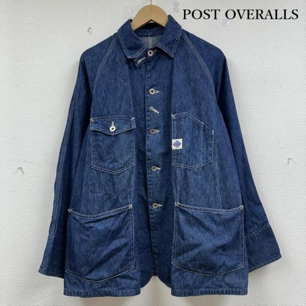 メーカー：ポストオーバーオールズ / POST OVERALLS形状：ジャケット、上着 / ジャンパー、ブルゾンサイズ：表記サイズ：S着丈：72 cm、身幅：59 cm、裄丈：82 cmカラー：インディゴ / インディゴ柄 / パターン：素...