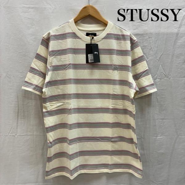 メーカー：ステューシー / STUSSY形状：Tシャツ / 半袖サイズ：表記サイズ：S肩幅：45 cm、袖丈：26 cm、着丈：68 cm、身幅：55 cmカラー：マルチカラー / マルチカラー柄 / パターン：ボーダー柄、ロゴ、文字、刺繍...