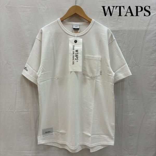 メーカー：ダブルタップス / WTAPS形状：Tシャツ / 半袖サイズ：表記サイズ：M肩幅：51 cm、袖丈：23 cm、着丈：76 cm、身幅：53 cmカラー：白 / ホワイト柄 / パターン：ロゴ、文字、プリント素材：画像参照商品状態...