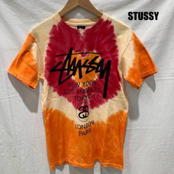 メーカー：ステューシー / STUSSY形状：Tシャツ / 半袖サイズ：表記サイズ：S肩幅：44 cm、袖丈：18 cm、着丈：63 cm、身幅：43 cmカラー：柄 / パターン：素材：商品状態：多少の使用感はありますが、汚れやダメージも...