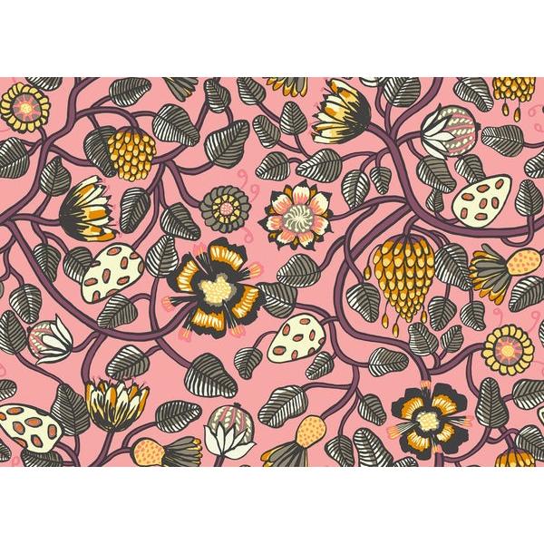 【製品仕様】・ブランド：marimekko（マリメッコ）・デザイン：Pieni Tiara（ピエニ ティアラ / 小さな冠）・カラー：ピンク・品番：23331・サイズ：幅 70cm × 長さ 10.05m（1ロール）・柄リピート：50.2c...