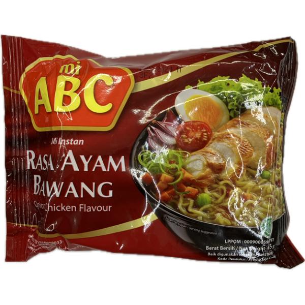 検索用キーワード【mi ABC/Ayam Bawang/Indonesia/インスタントラーメン/鶏肉/玉ねぎ/アヤムバワン/インドネシア】