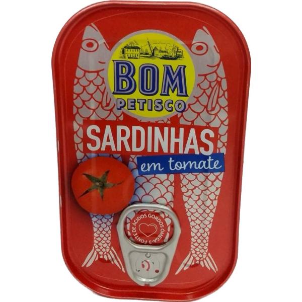 検索用キーワード【ボンペチスコ/サーディン/いわしのオイル漬け/トマト味/ポルトガル/BOM PETISCO/SARDINHAS/tomate/Portugal】