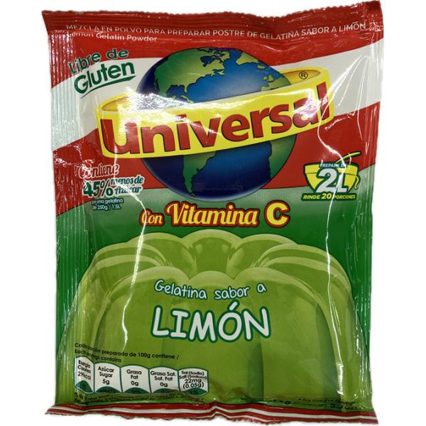 検索用キーワード【Universal/Gelatina/Limon/Peru/ゼリーの素/レモン/ペルー】