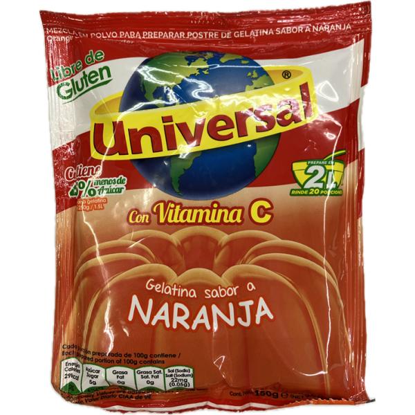 検索用キーワード【Universal/Gelatina/Naranja/Peru/ゼリーの素/オレンジ/ペルー】