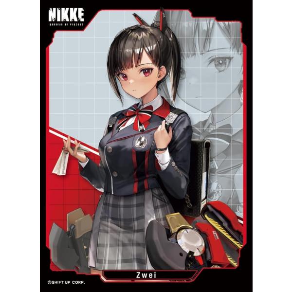 「商品情報」商品紹介大人気アプリゲーム『勝利の女神:NIKKE』のきゃらスリーブコレクション第7弾が登場!!スリーブ65枚入り安全警告なし「主な仕様」スリーブ65枚入りスリーブサイズ：67×92mm