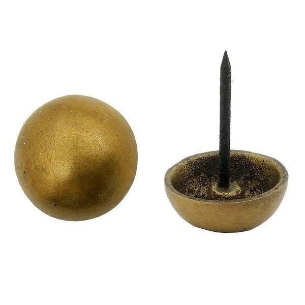 太鼓鋲 AA004サイズ：直径23mm鋲長さ：20ｍｍ （長さが異なる場合もございます）材質真鍮カラーアンティークゴールド(color:antique)付属品なし商品の特徴オイルステイン塗装です。着色には炭、植物オイルを使用しています。炭の...