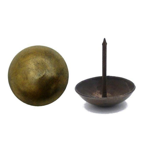 太鼓鋲 AA006サイズ：直径24mm鋲長さ：20ｍｍ （長さが異なる場合もございます）材質真鍮カラーアンティークゴールド(color:antique)付属品なし商品の特徴オイルステイン塗装です。着色には炭、植物オイルを使用しています。炭の...