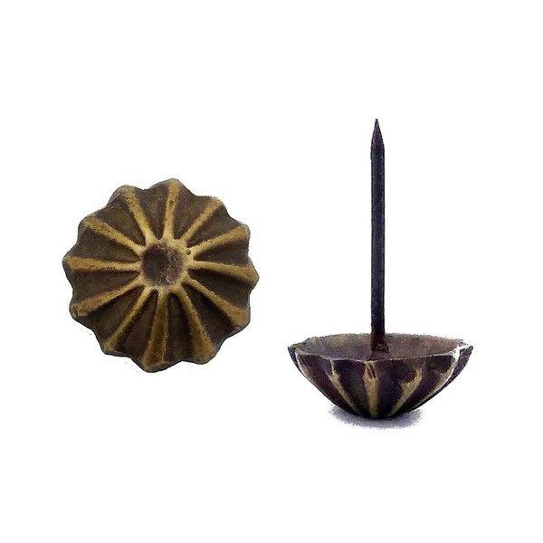 太鼓鋲 AA019サイズ：直径23mm鋲長さ：28ｍｍ （長さが異なる場合もございます）材質真鍮カラーアンティークゴールド(color:antique)付属品なし商品の特徴オイルステイン塗装です。着色には炭、植物オイルを使用しています。炭の...