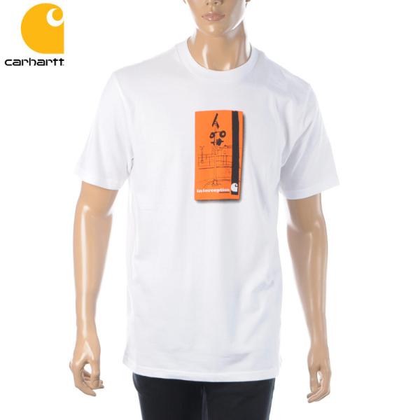 カーハート Carhartt WIP Tシャツ 半袖 クルーネック メンズ S/S INTERCEPTION T-SHIRT I029061 ホワイト■商品説明カーハートをベースにカジュアルにアレンジしたヨーロッパラインの「Carhartt...