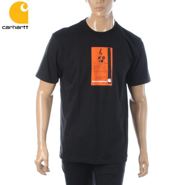 カーハート Carhartt WIP Tシャツ 半袖 クルーネック メンズ S/S INTERCEPTION T-SHIRT I029061 ブラック■商品説明カーハートをベースにカジュアルにアレンジしたヨーロッパラインの「Carhartt...