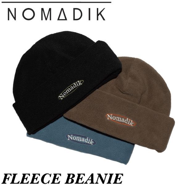 25-26 NOMADIK/ノマディック FLEECE beanie メンズ レディース ビーニー ニット帽 スノーボードアパレル スノーウェアー 2026 メール便対応