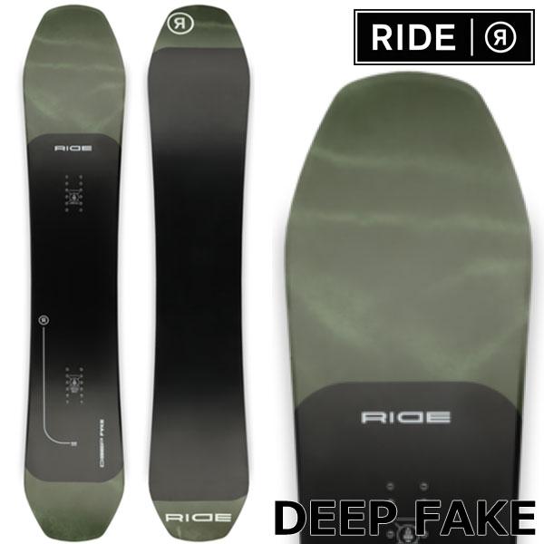24-25 RIDE/ライド DEEP FAKE ディープフェイク メンズ レディース パウダー カービング スノーボード 板 2025