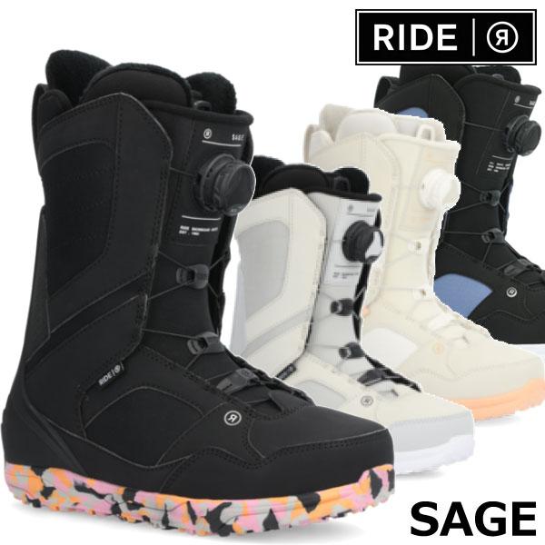 24-25 RIDE/ライド SAGE セージ レディース ブーツ ボア BOA 熱成型対応 スノーボード 2025