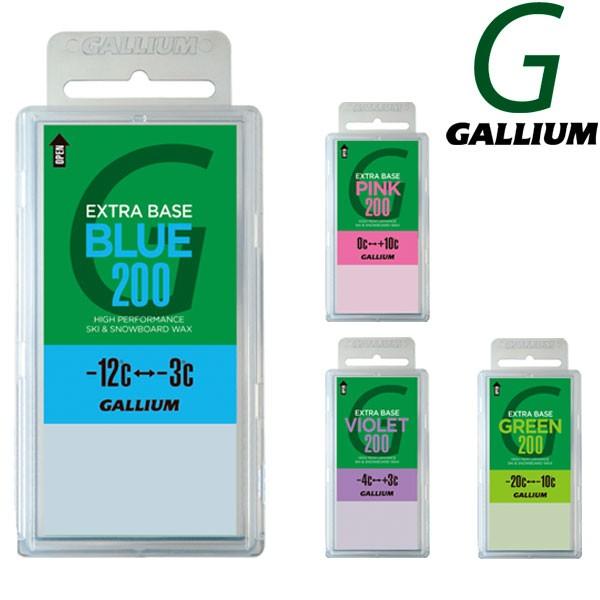 GALLIUM / ガリウム EXTRA BASE WAX 200g エクストラ ベース ワックス スノーボードWAXは滑走性能を左右する重要なアイテムです