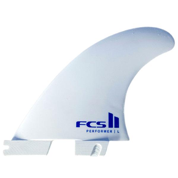 FCSII PERFORMER PC MEDIUM WHITE EDITION TRI RETAIL FINS / エフシーエス パフォーマー パフォーマンスコア サーフィン フィン 3枚組