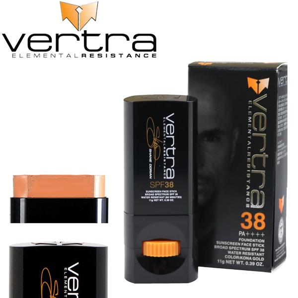日焼け止め VERTRA バートラ Shane Dorian Kona Gold FACE STICK SPF 38 シェーンドリアン フェイススティック UVカット サーフィン メール便対応