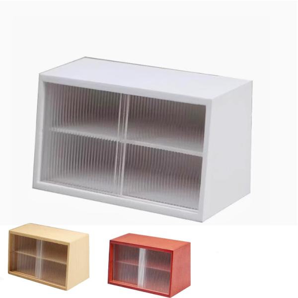 透明アクリルの引き戸付き◎ミニチュアショーケースが、ドールハウスの空間をおしゃれに演出！1/6・1/12スケールのBlythe、OB11、BJDなどにぴったりのサイズ感◎スイーツやケーキ、雑貨を飾るのに最適で、カフェやベーカリーのシーン再現...