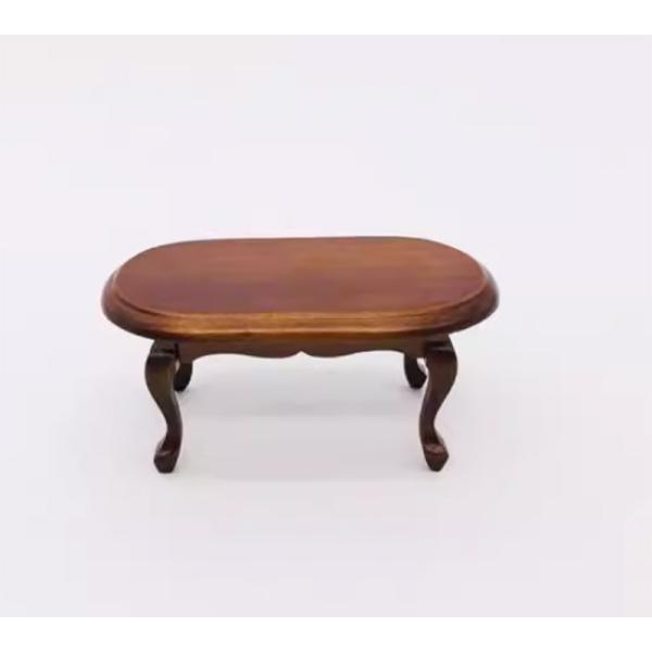 優雅な曲線美が映えるオーバル型の木製ミニチュアサイドテーブルは、クラシックな雰囲気を漂わせるレトロデザインが魅力◎ ドールハウス家具や1/12スケールのインテリア小物として、上品でリアルな演出を叶えてくれます。アンティーク調の仕上げが高級感...