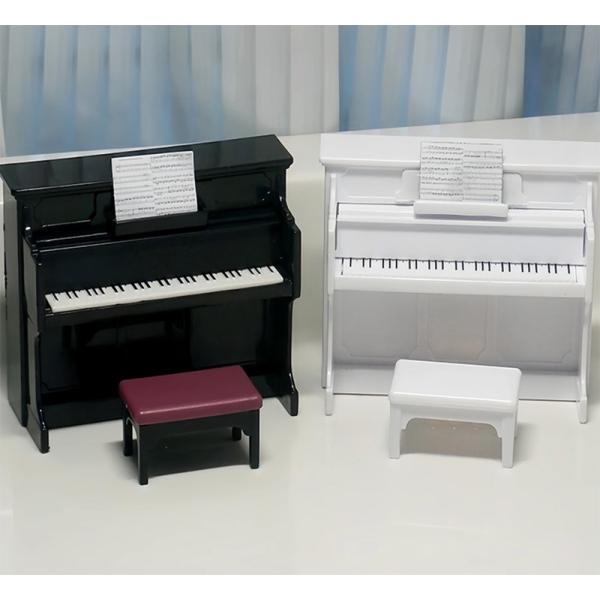 精巧に作られたミニチュアピアノの模型セットは、ドールハウスやジオラマのインテリア小物として大活躍します。楽譜と専用ベンチが付属しており、本物のピアノさながらのリアルな雰囲気を再現できるのが魅力です◎お子様のごっこ遊びから、大人のコレクション...