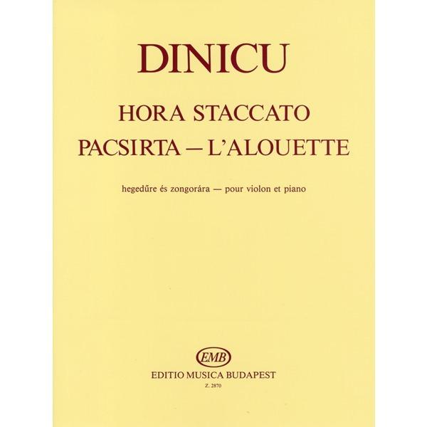 Grigoras Dinicu：Hora Staccato, Pacsirta - L'Alouetteディニク：ホラ・スタッカート、ひばり■出版社：EMB / Editio Musica Budapest（ムジカ・ブダペスト）■輸入楽譜 ...