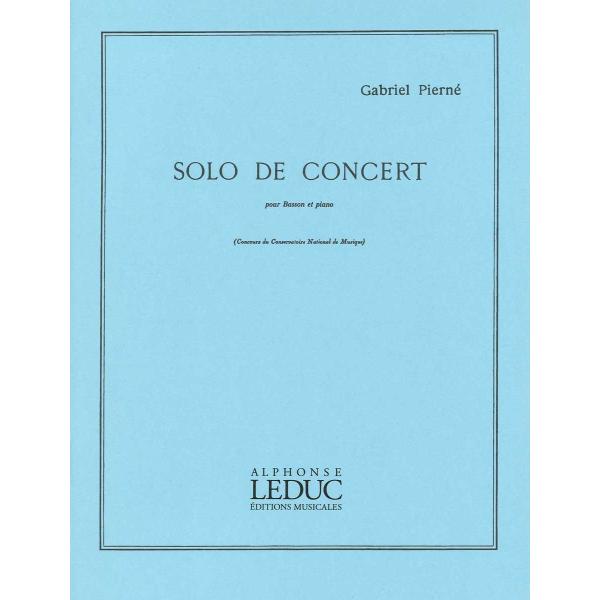Gabriel Pierne：Solo De Concert op. 35ピエルネ：演奏会用独奏曲 op. 35■出版社：Leduc（ルデュック）■編成：Fg, Pf■輸入楽譜 ■楽譜は新品ですが、輸入商品のため入荷時による角の折れや日焼け...