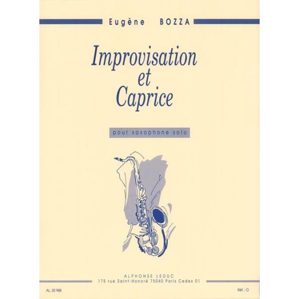 Eugene Bozza：Improvisation et Capriceボザ：即興とカプリス■出版社：Leduc（ルデュック）■輸入楽譜 ■楽譜は新品ですが、輸入商品のため入荷時による角の折れや日焼けがある場合がございます。 コンディショ...
