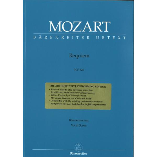 Wolfgang Amadeus Mozart：Requiem KV 626モーツァルト：レクイエム KV 626■出版社：Barenreiter（ベーレンライター）■校訂・編集 / 編曲：Leopold Nowak（ノヴァーク） / He...