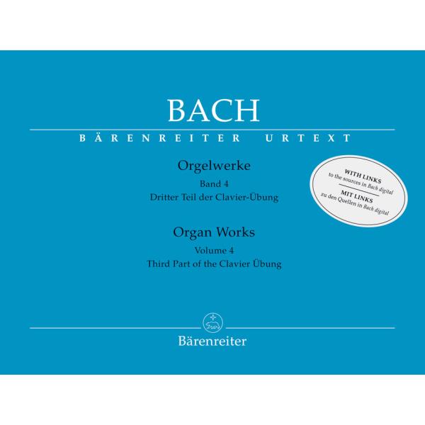 Johann Sebastian Bach：Organ Works Vol. 4バッハ：オルガン作品集 第4巻■出版社：Barenreiter（ベーレンライター）■曲目：・ Third Part of the Clavier Ubung /...
