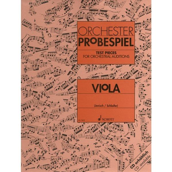 Orchester-Probespiel (Test Pieces) Violaオーケストラ作品の抜粋練習曲集（ドイツ・オーケストラ・ユニオン公認試験問題集）ヴィオラ■出版社：Schott（ショット）■輸入楽譜 ■楽譜は新品ですが、輸入商品...
