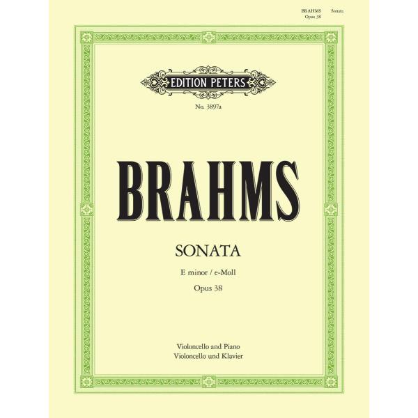 Johannes Brahms：Sonate e-moll op. 38ブラームス：チェロ・ソナタ 第1番 ホ短調 op. 38■出版社：Peters（ペータース）■校訂・編集 / 編曲：Julius Klengel（クレンゲル）■輸入楽譜...