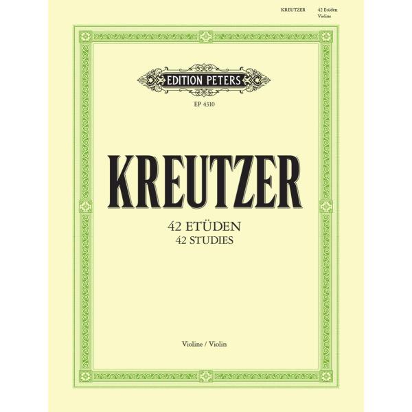 Rodolphe Kreutzer：42 Etuden（Capricen）クロイツェル：42の練習曲■出版社：Peters（ペータース）■校訂・編集 / 編曲：Davisson,W.（ダヴィソン）■輸入楽譜 ■楽譜は新品ですが、輸入商品のた...